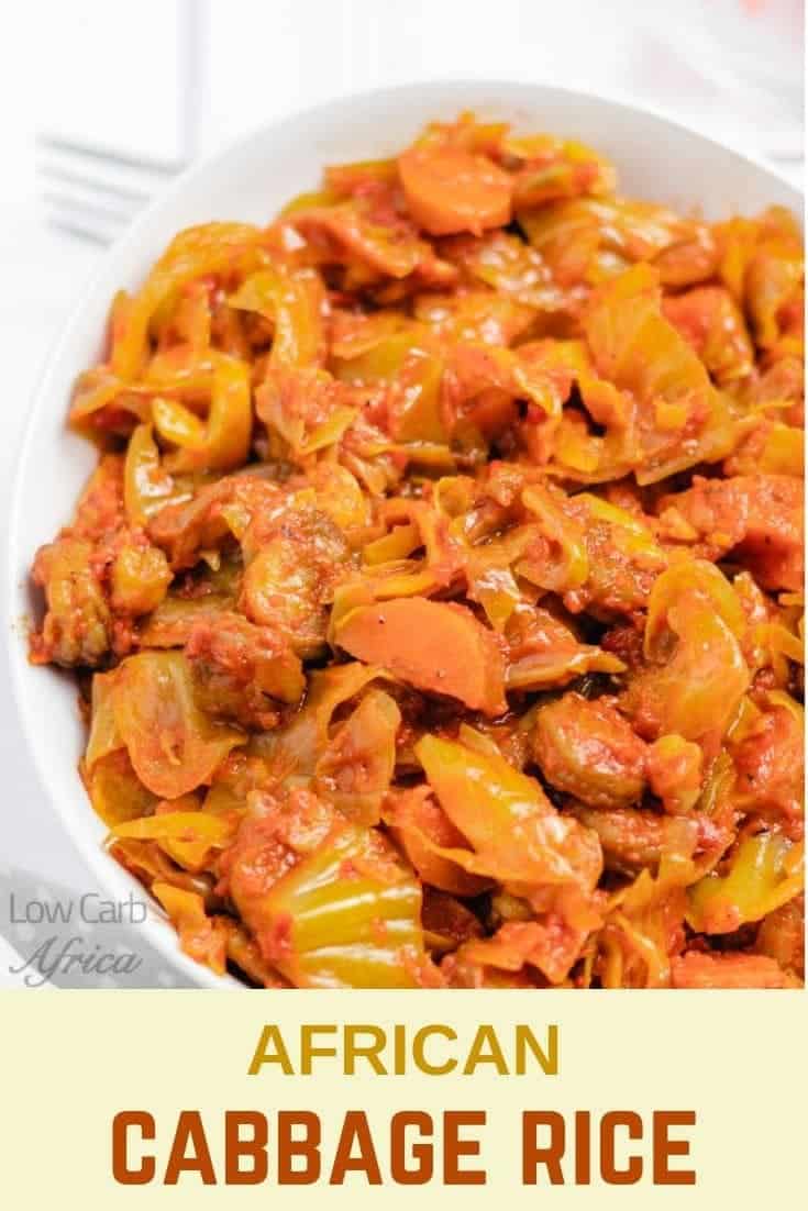 Spicy Cabbage Rice | Low Carb Africa
