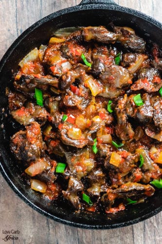 Peppered Gizzard - Low Carb Africa