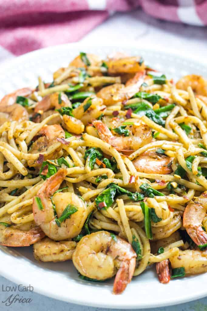 Palmini Pasta Shrimp Stir Fry - Low Carb Africa