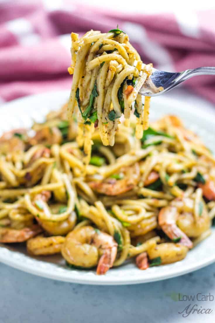 Palmini Pasta Shrimp Stir Fry - Low Carb Africa