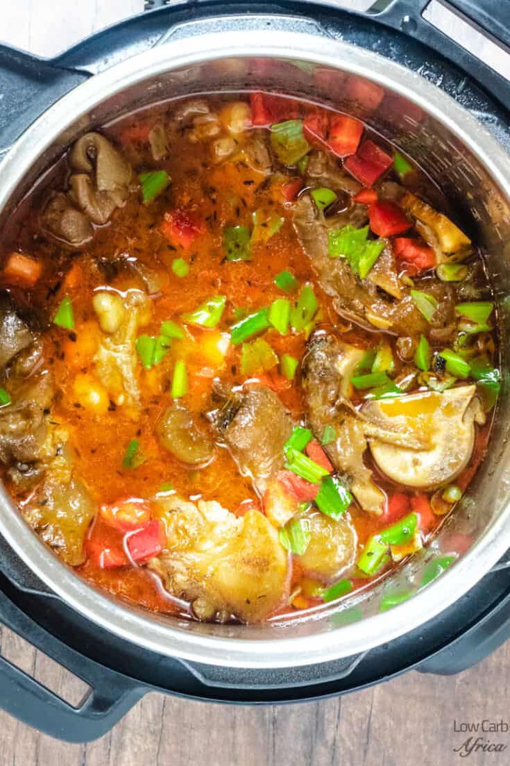 Cow Foot Soup (Cow Heel Soup) - Low Carb Africa