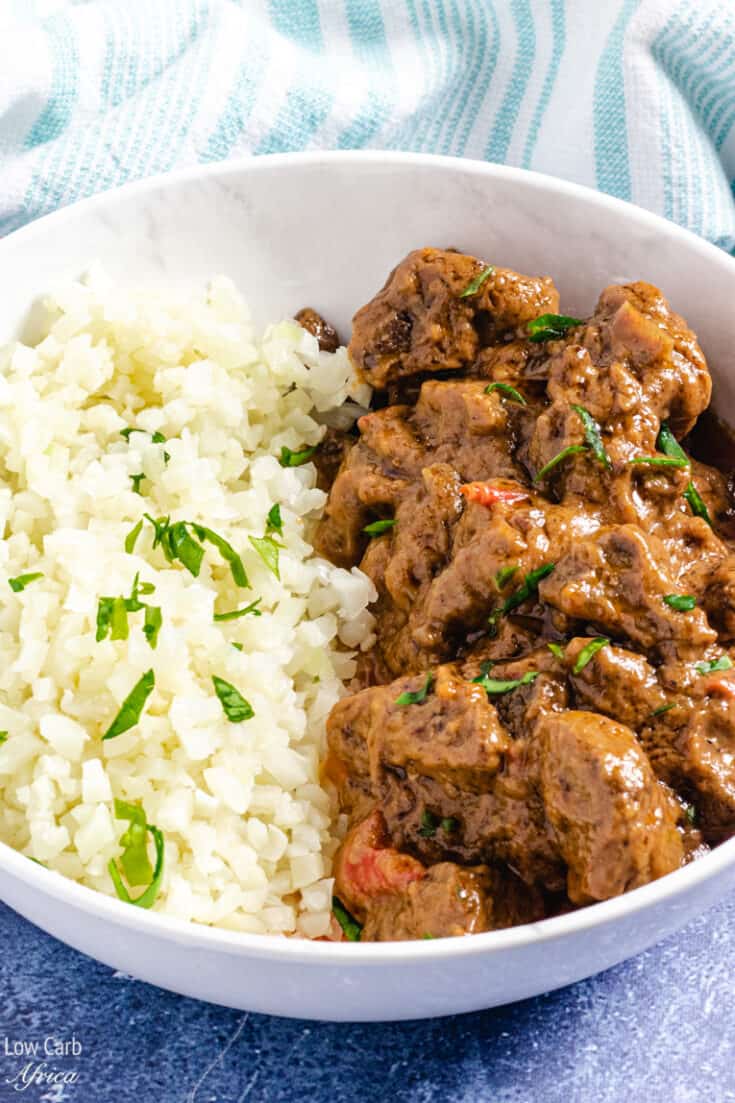 Mafe (Maafe) - Senegalese Peanut Stew - Low Carb Africa