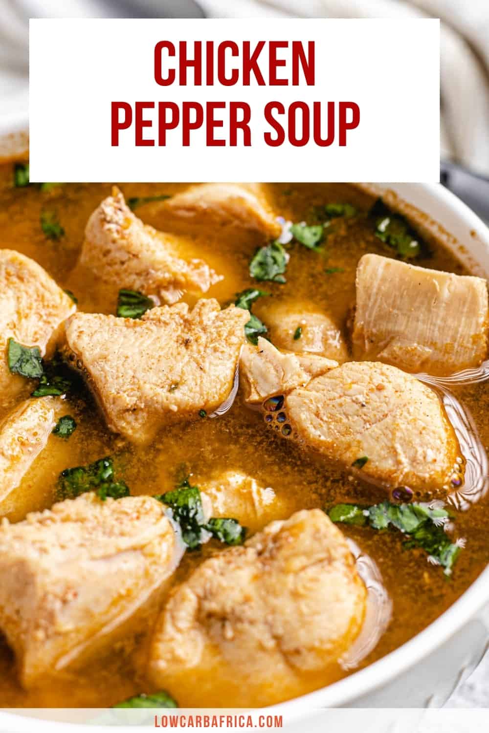 Chicken Pepper Soup - Low Carb Africa