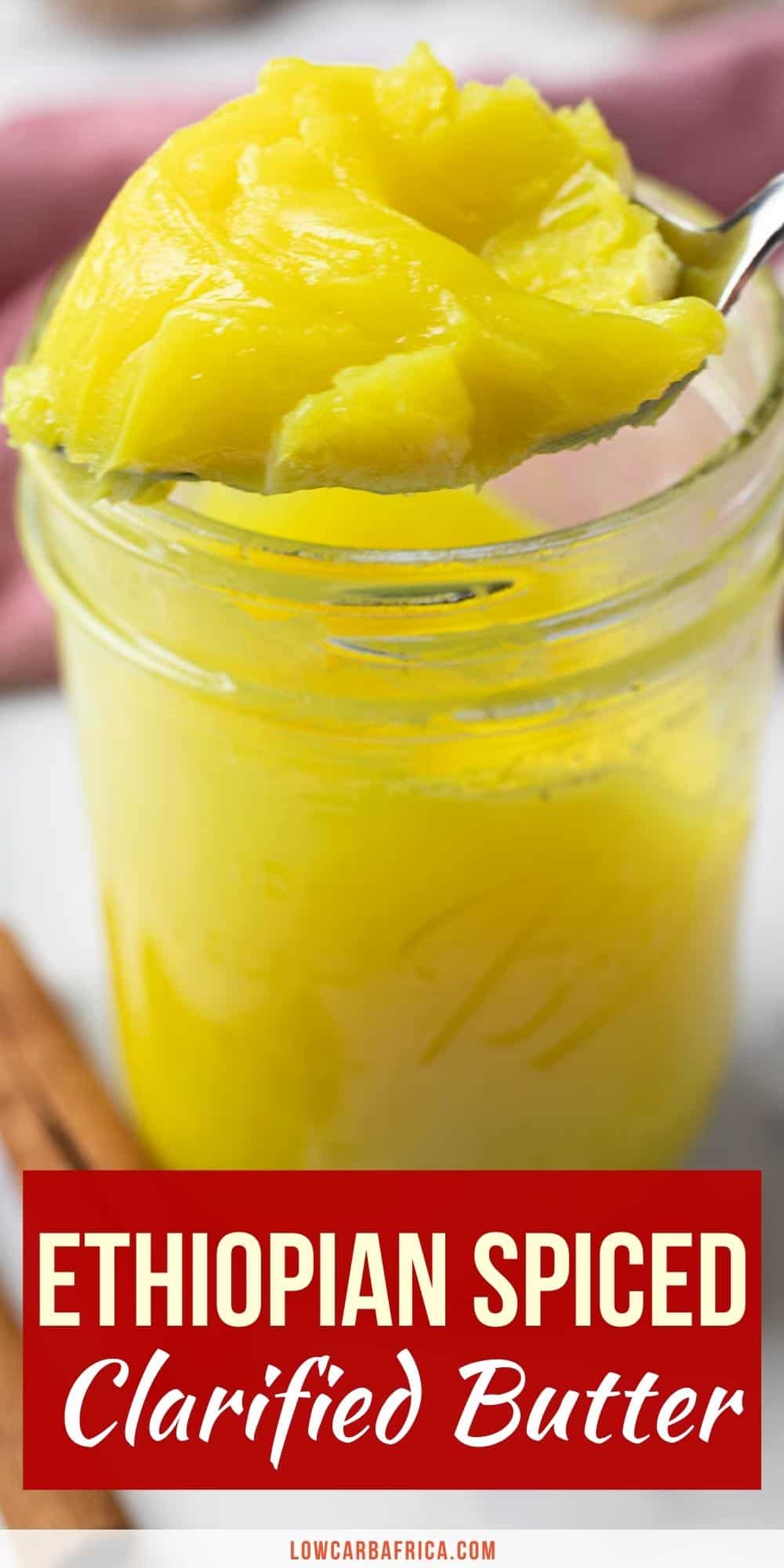 Niter Kibbeh - Ethiopian Spiced Clarified Butter - Low Carb Africa