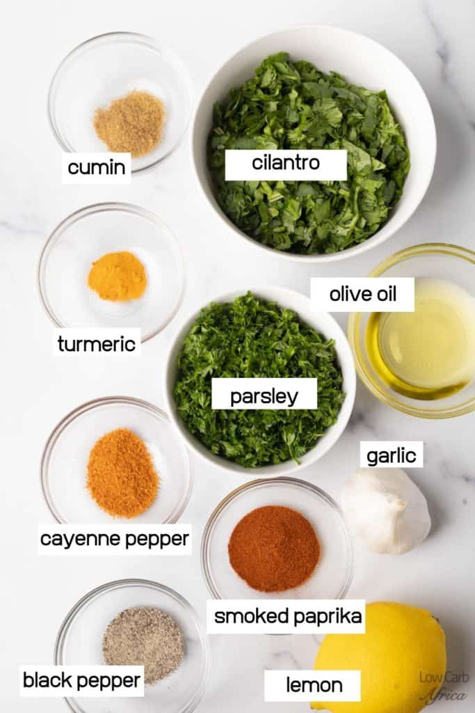 Chermoula Paste (Moroccan Chermoula Sauce) - Low Carb Africa