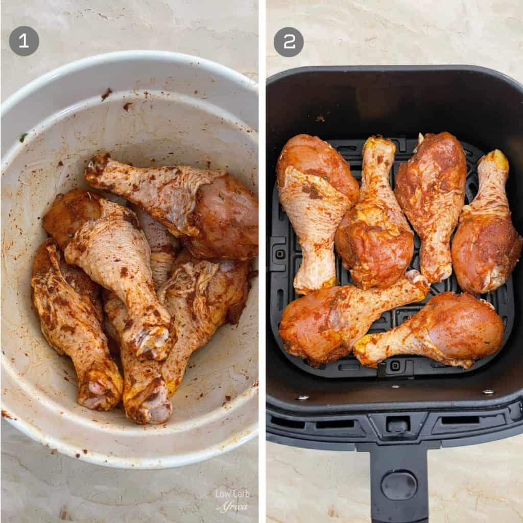 Air Fryer Chicken Legs - Low Carb Africa