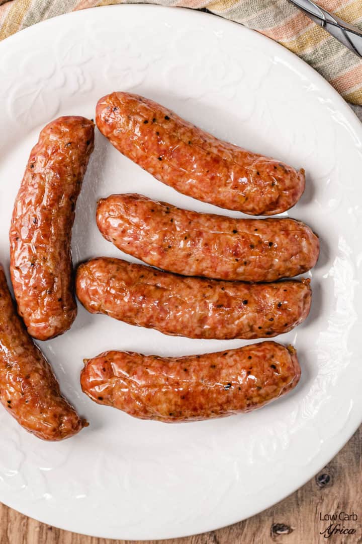 How to Cook Sausage in The Oven - Low Carb Africa