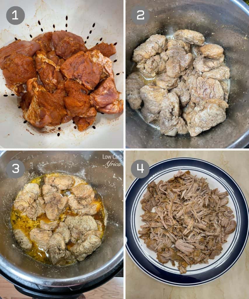 Instant Pot Pulled Pork - Low Carb Africa