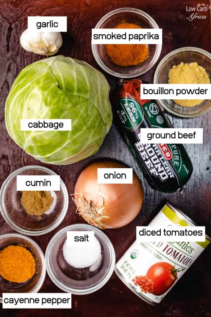 Cabbage and Ground Beef - Low Carb Africa
