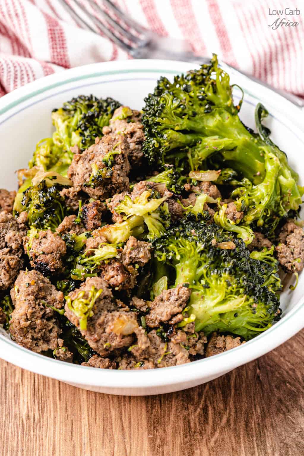 Keto Ground Beef and Broccoli - Low Carb Africa