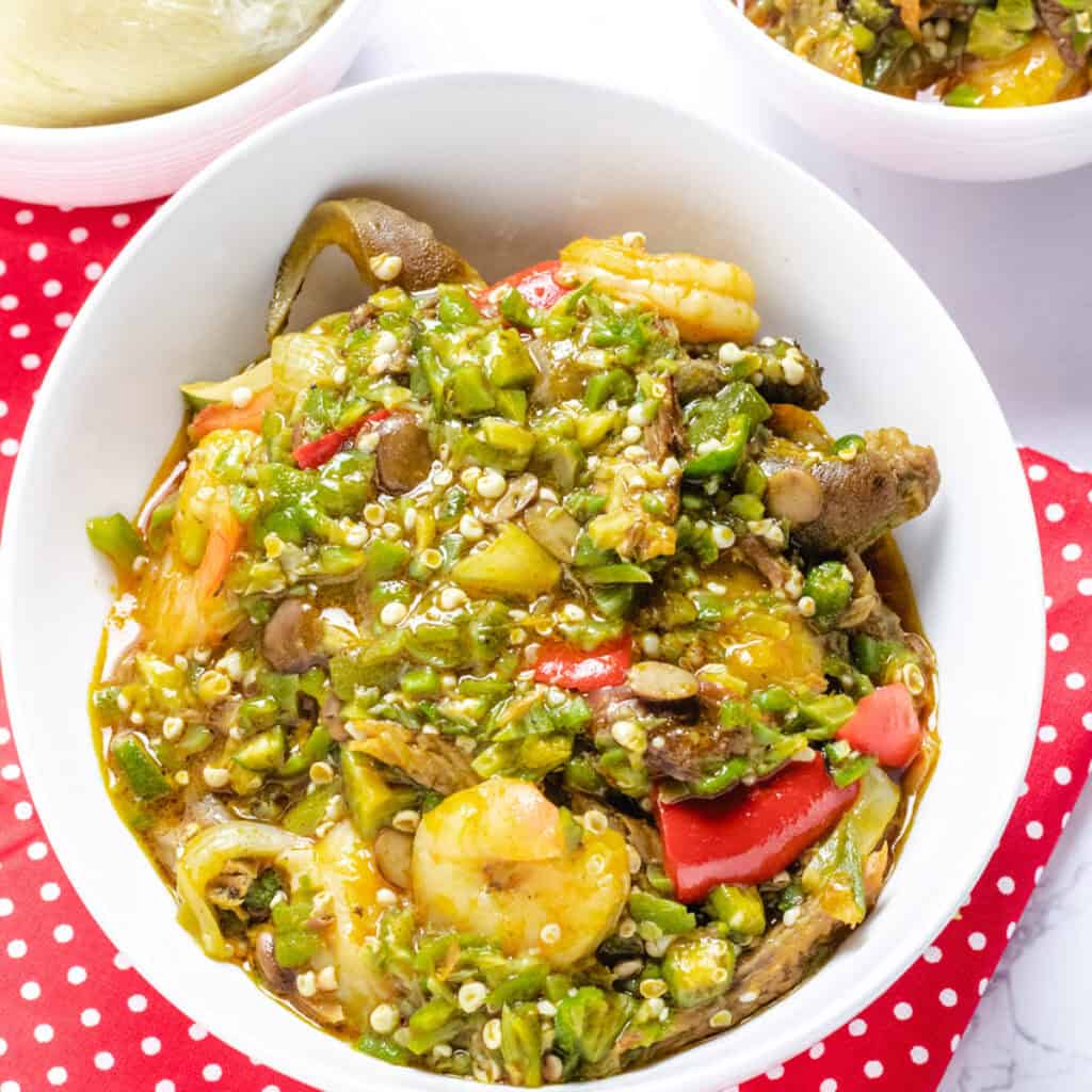 Okro Soup - Nigerian Okra Soup - Low Carb Africa