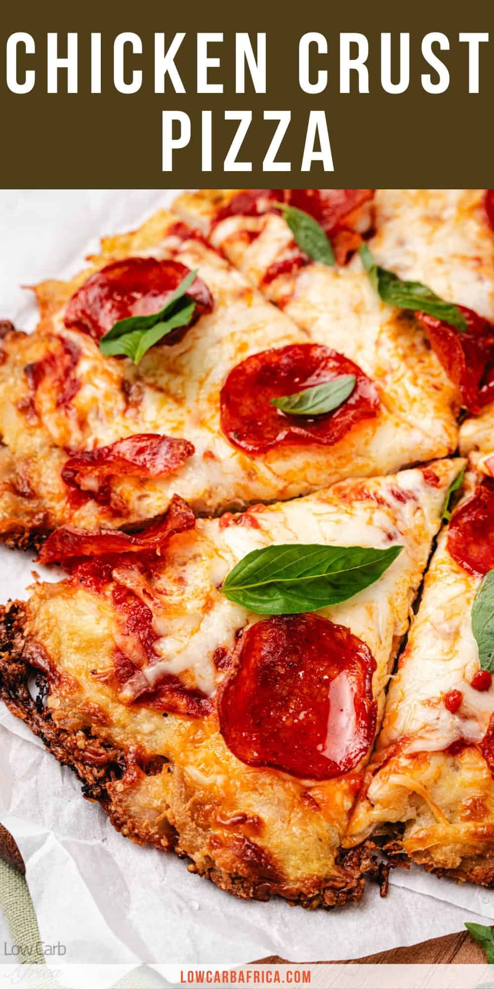 Chicken Crust Pizza - Low Carb Africa