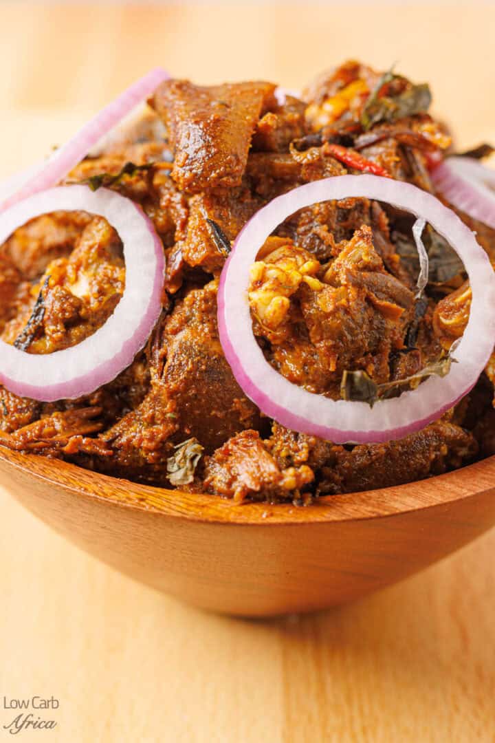 Isiewu (Spicy Goat Head) - Low Carb Africa