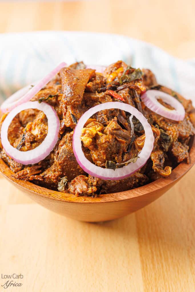 Isiewu (Spicy Goat Head) - Low Carb Africa