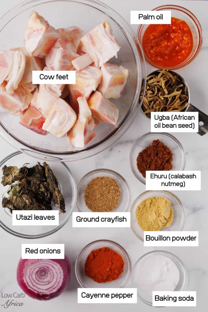 Nkwobi (Spicy Cow Feet) - Low Carb Africa