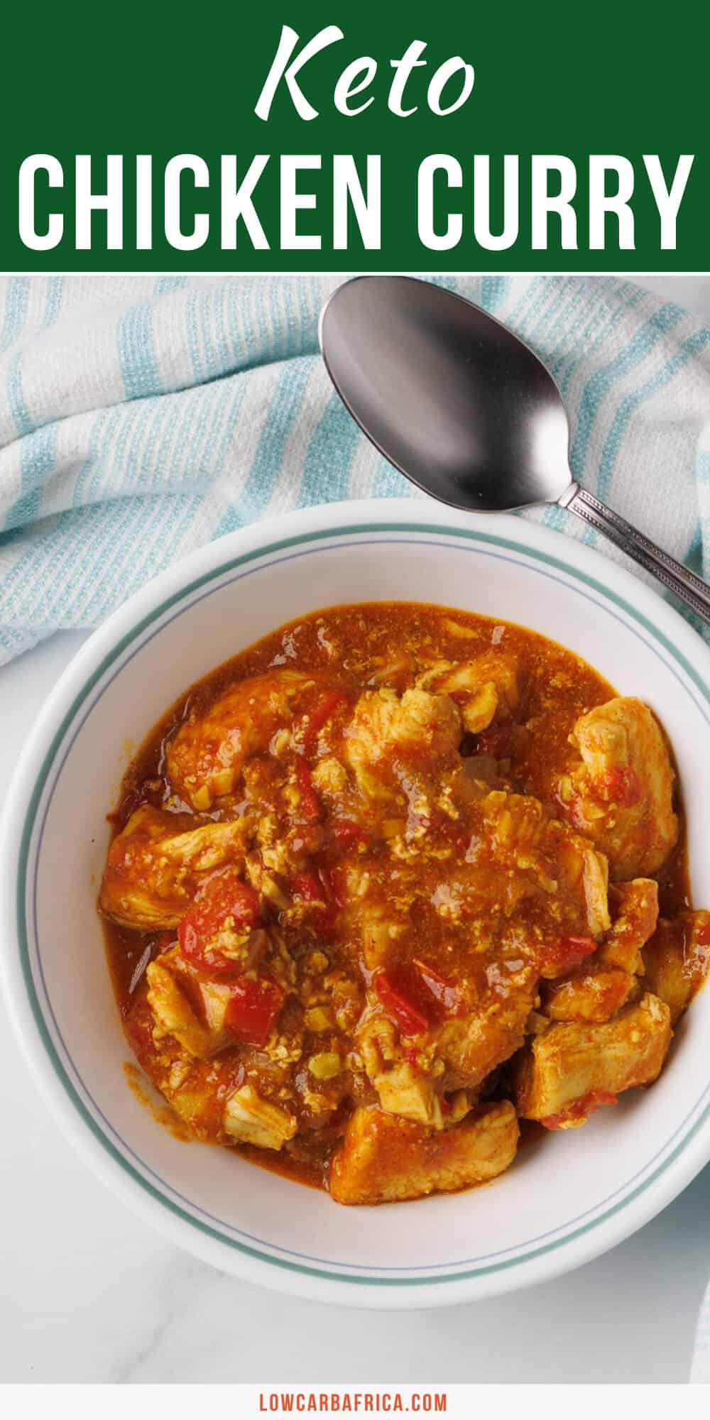 Keto Chicken Curry - Low Carb Africa