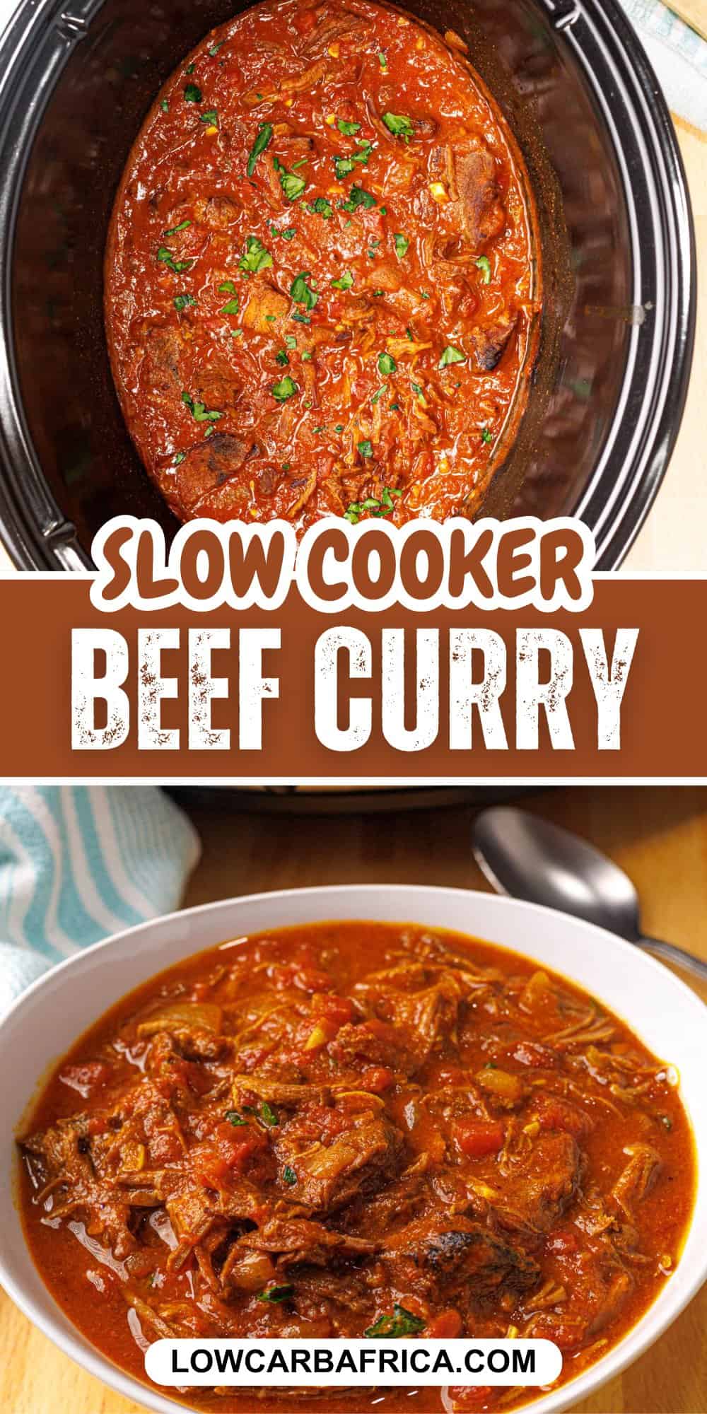 Slow Cooker Beef Curry - Low Carb Africa